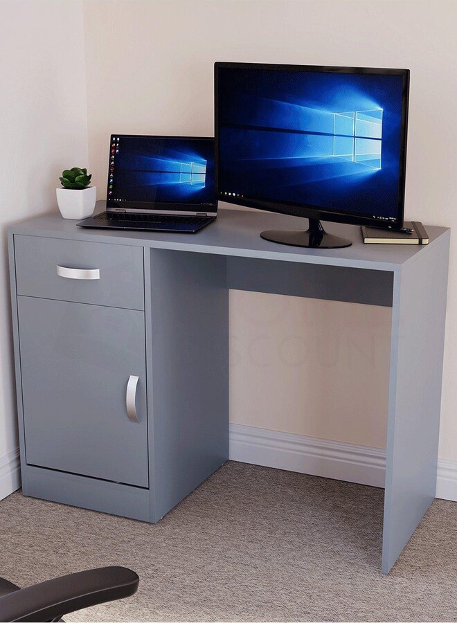 Home Discount Vida Designs Hudson Computer Desk Storage Office Study ...