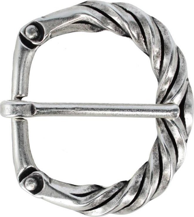 Trafalgar Men's 40mm Italian Solid Brass Twisted Patterned Harness Belt ...