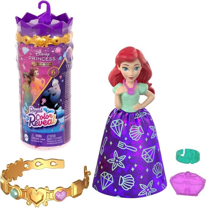 Mattel Royal Reveal 2.0 Fall Disney Princess Figures - 4 Piece ...