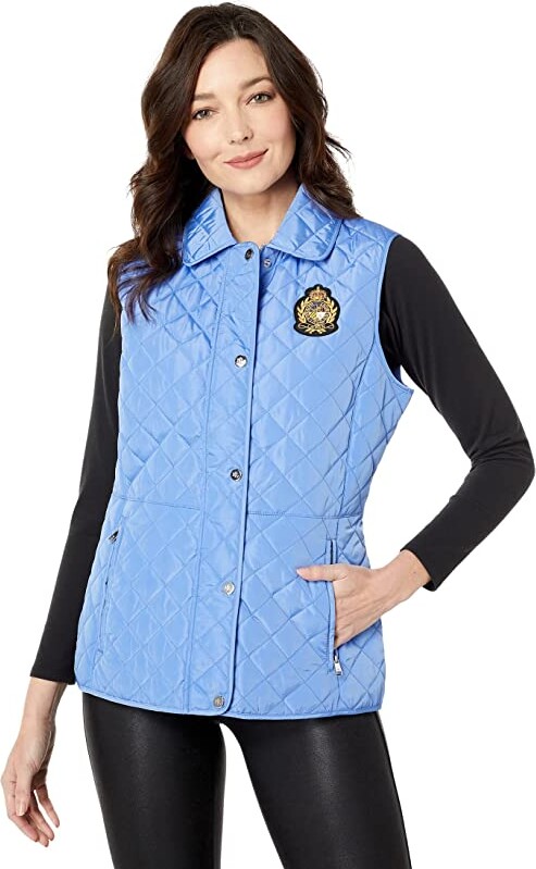 Lauren Ralph Lauren Recycled Crest Quilted Vest - ShopStyle