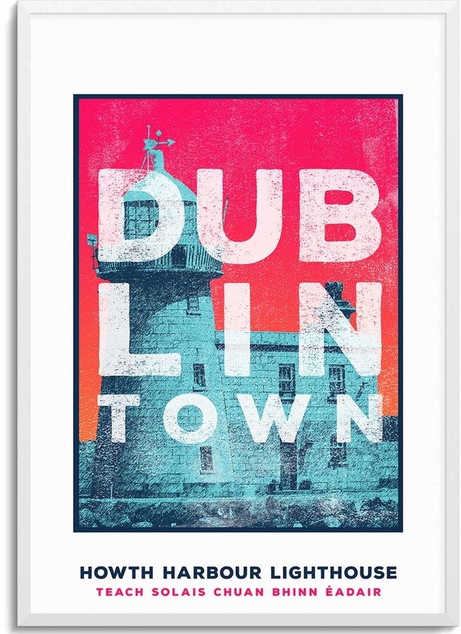 JANDO - Howth Lighthouse Dublin Print - ShopStyle Home