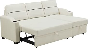 Eafurn Convertible Sectional Sleeper Sofa with Pull Out Bed - ShopStyle