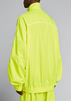 Balenciaga Men's Oversized Neon Track Jacket - ShopStyle