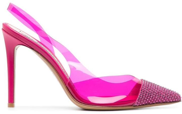 Alexandre Vauthier Crystal Embellished High-Heel Sandals - ShopStyle