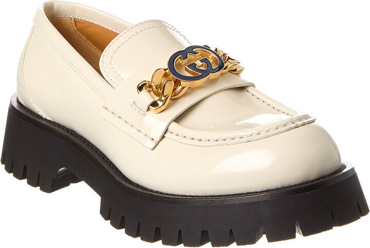 Gucci Gg Leather Loafer - ShopStyle