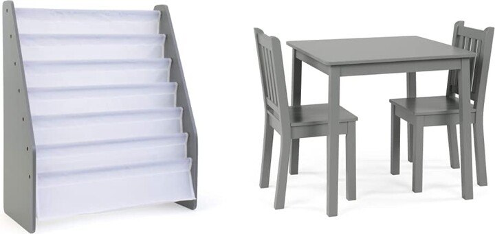 Humble Crew Kids Super Sized Bookshelf 6 Tier Book Rack Organizer ...