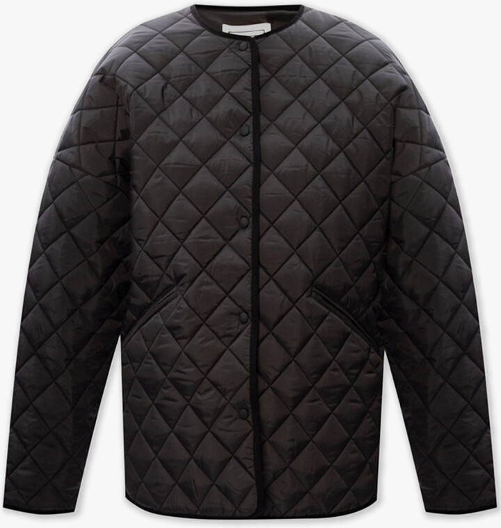Totême Quilted Jacket - Black - ShopStyle