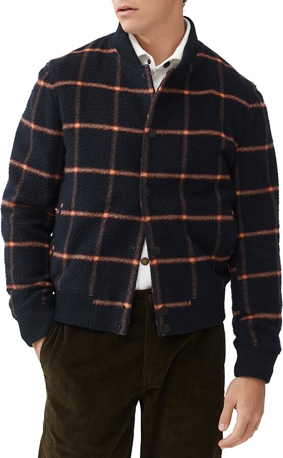 Male Rodd & Gunn x Gilbert Mclean Park Wool Blend Bomber Jacket - ShopStyle