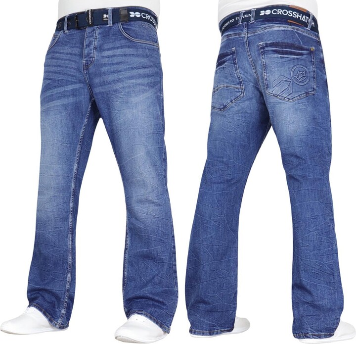 CROSSHATCH FORWARD THINKING Mens Crosshatch Stretch Bootcut Fit Fashion ...