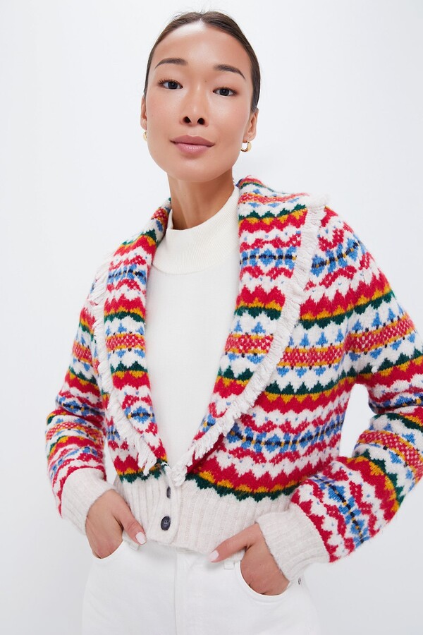 Saylor Multi-Colored Charli Cardigan - ShopStyle Sweaters