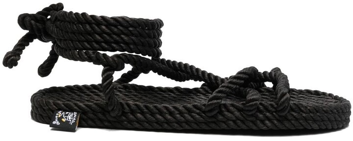 Nomadic State of Mind Isla rope-detailed flat sandals - ShopStyle