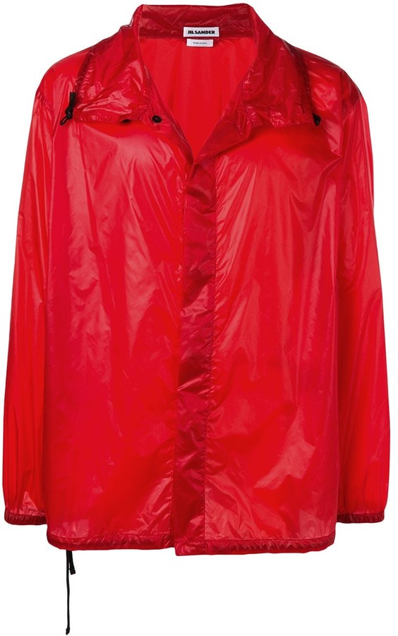 Jil Sander Dropped Shoulder Rain Jacket - ShopStyle