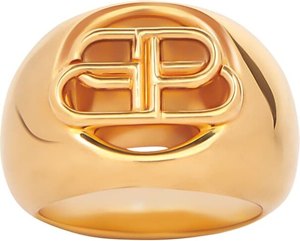Balenciaga Bb Signet Ring - ShopStyle