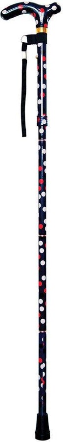 Loops Deluxe Ambidextrous Foldable Walking Cane - 5 Height Settings ...
