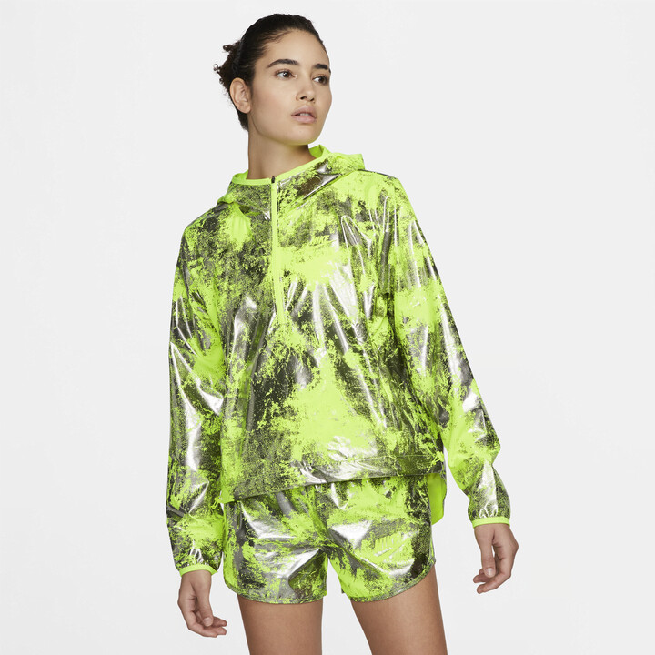 Nike Women's Air Running Jacket in Yellow - ShopStyle