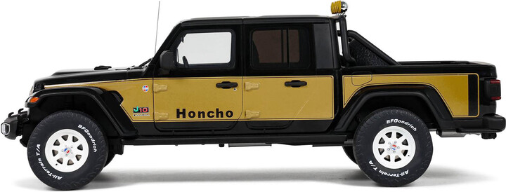 2020 Jeep Gladiator Honcho Pickup Truck Black and Gold 1/18 Model Car ...