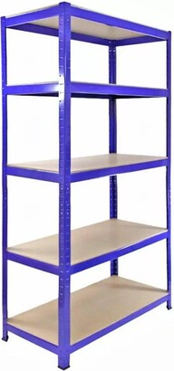 Monster Racking 3 x 90cm Blue Shed Utility Greenhouse Storage Racks ...