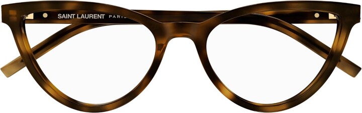 Saint Laurent Eyewear Saint Laurent Sl M138 Linea Monogram 003 Havana ...