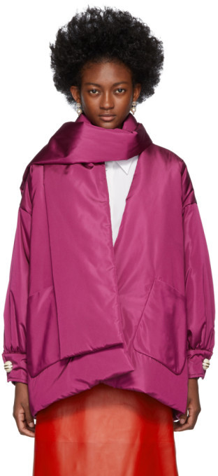 Gucci Pink Silk Bomber Jacket - ShopStyle