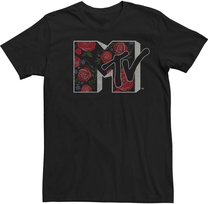 Licensed Character Men's MTV I Want My MTV Floral Box Tee - ShopStyle ...
