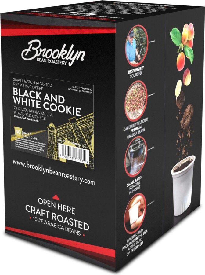 Brooklyn Beans Roastery Brooklyn Beans, Flavored Black and White Cookie ...
