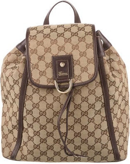 Gucci GG Canvas Abbey D-Ring Backpack - ShopStyle