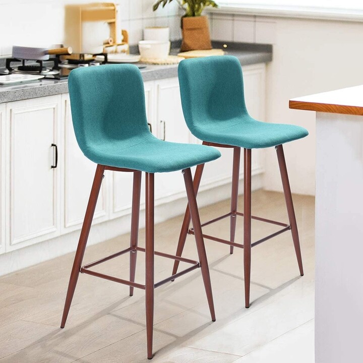 JEREMY Dining Chairs High Bar Height Side Chairs Upholstered Counter ...