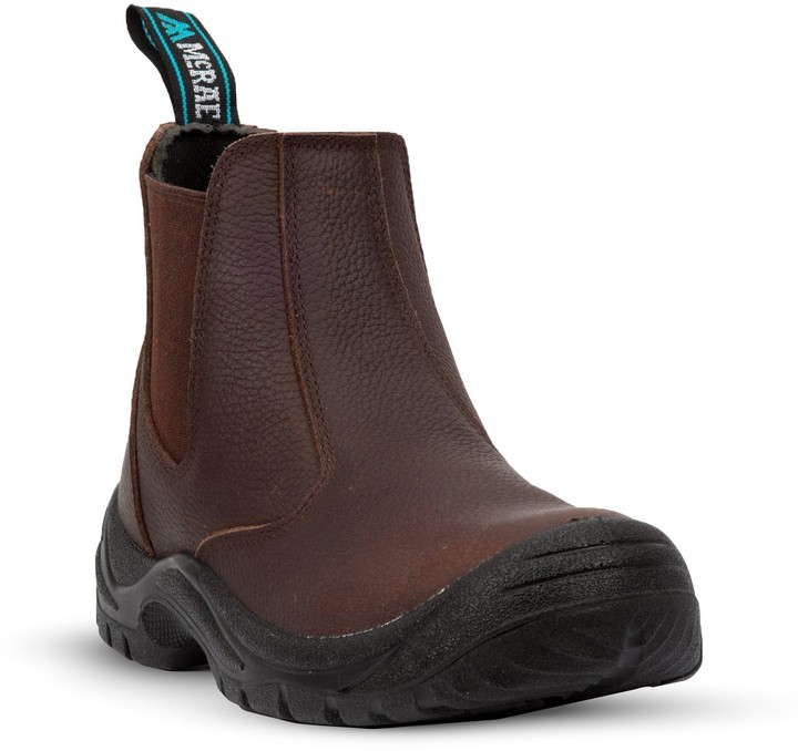 McRae Industrial Safety Casual Men's Chelsea Steel Toe Work Boots ...