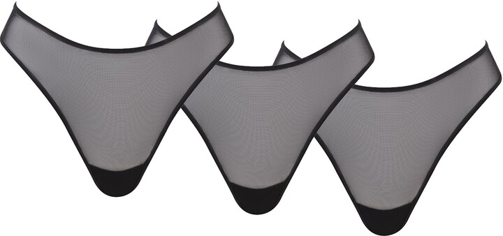 Hedonista Lingerie High-Rise Brazilian Brief - Set Of Three - ShopStyle ...