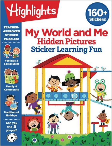 Highlights Learning My World and Me Hidden Pictures Sticker Learning ...