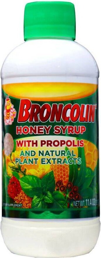 Broncolin Honey Bee Propolis & Natural Plant Extracts Dietary ...