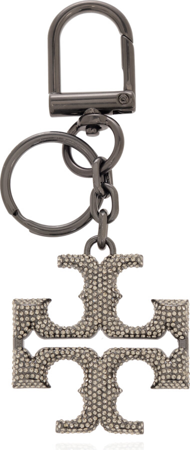 Tory Burch Keyring With Logo, , - Silver - ShopStyle