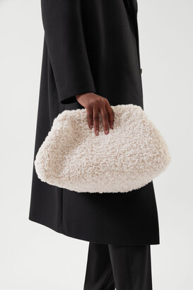 COS Teddy Fleece Clutch - ShopStyle