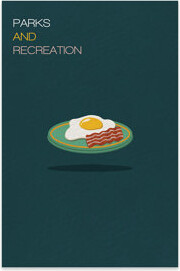 Trinx Parks and Recreation Minimalist by Popate - No Frame Painting ...