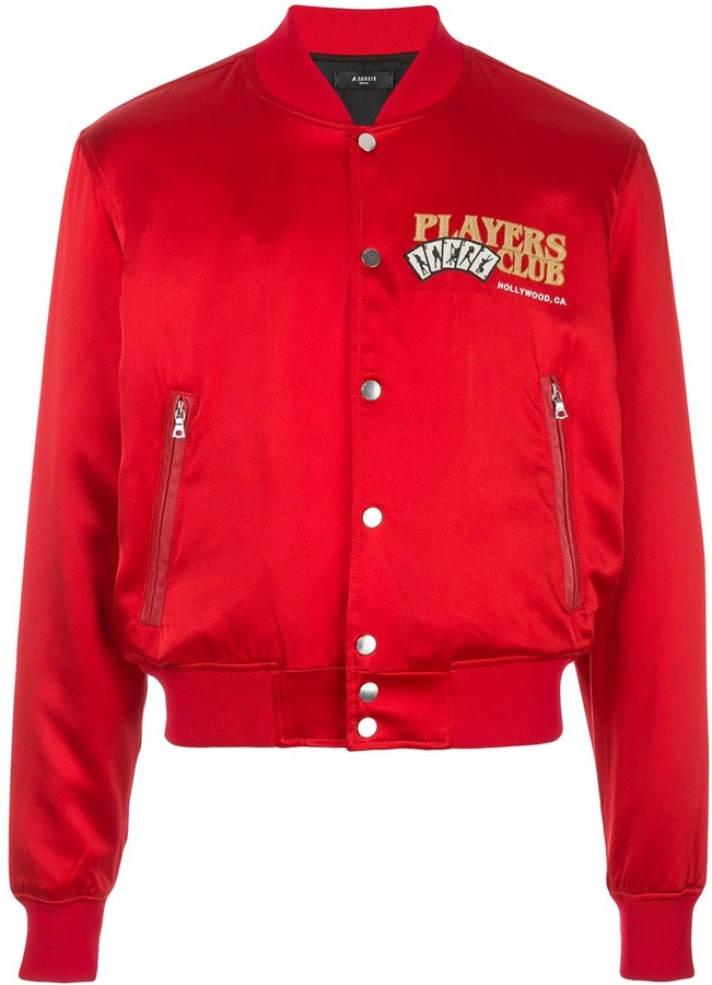 Amiri Players Club bomber jacket - ShopStyle