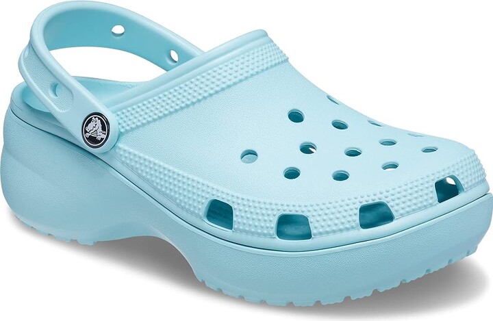Crocs Classic Platform Clog (Pure Water) Women's Shoes - ShopStyle