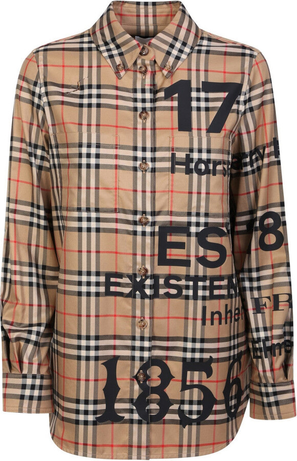 Burberry Anette Shirt By Features The Iconic Check Pattern, Named After ...