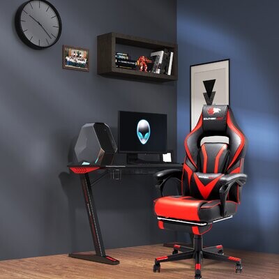 Southern Wolf Gaming Chair With Footrest,Racing Style Office Chair With ...
