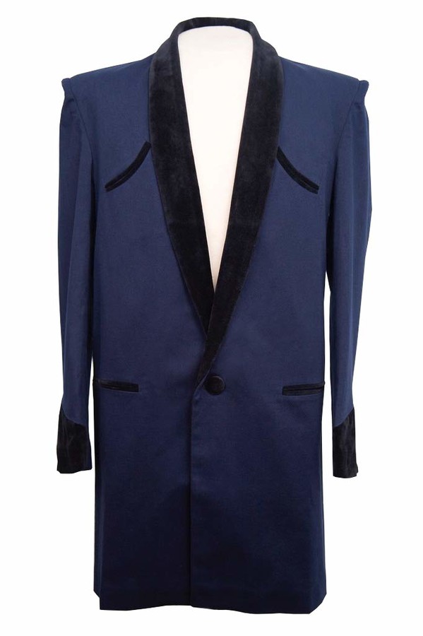 Jack The Lad Teddy BOY Drape Jacket Chest Size 50 in Dark Blue 1950s ...