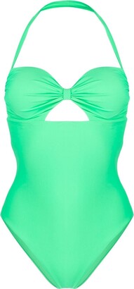 Self-Portrait Twisted Cut-Out Swimsuit - ShopStyle