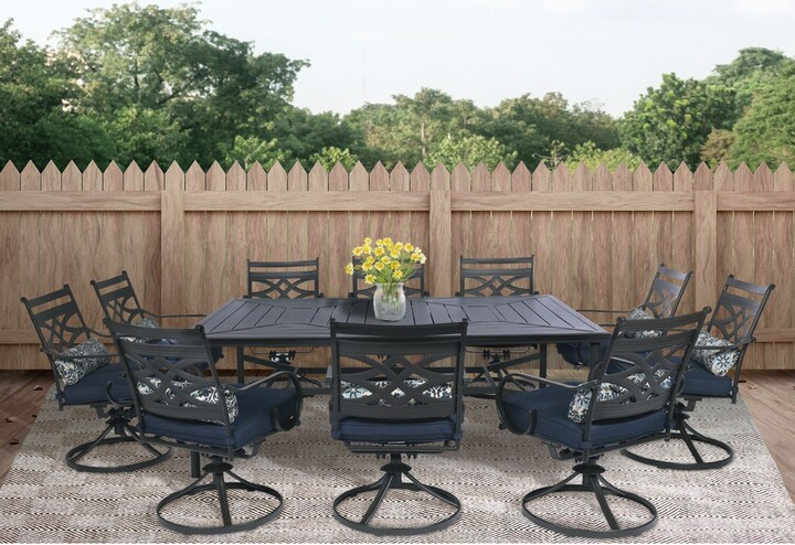 Hanover Montclair 11-Piece Navy Blue Dining Set - ShopStyle