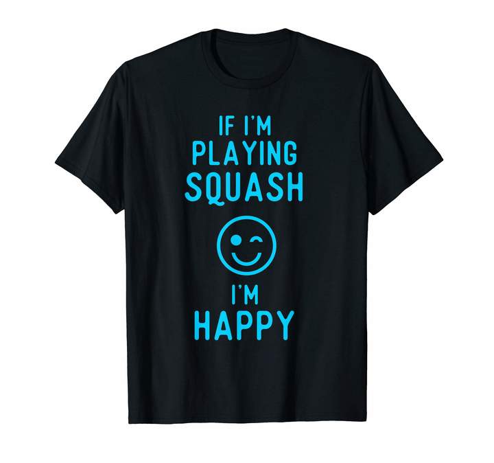 Happy Squash T Shirts. Best Gifts for Squash Players. - ShopStyle