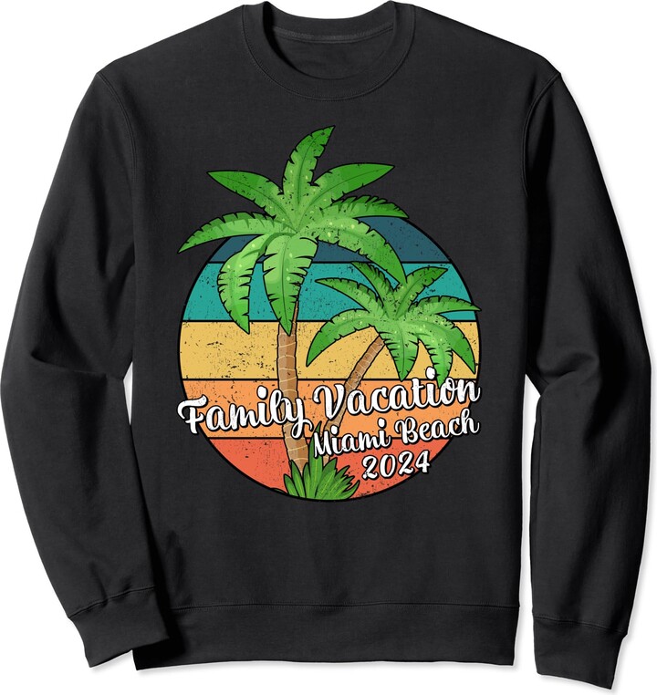 Vintage Miami Beach Family Vacation 2024 Palm Tree Family Vacation 2024 ...