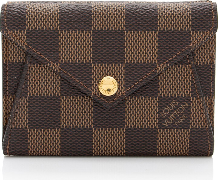 Louis Vuitton Damier Ebene Origami Compact Wallet - ShopStyle