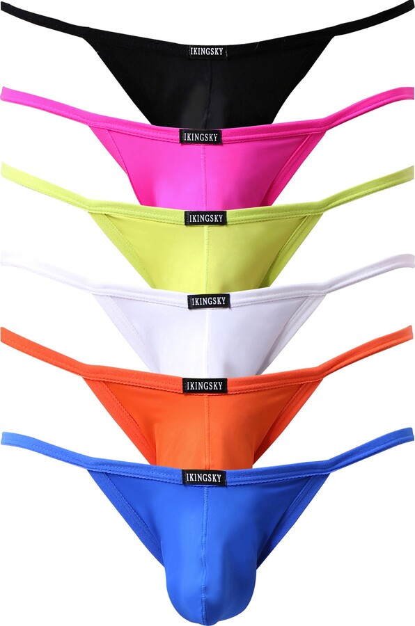 Ikingsky Pouch Mens Thongs Aiedrigen Waist Mens Underwear Thong Sexy