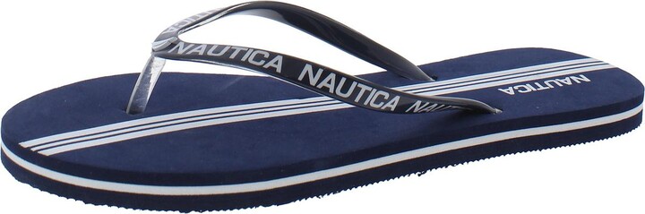 Nautica Hatcher 7 Womens Logo Man Made Thong Sandals - ShopStyle