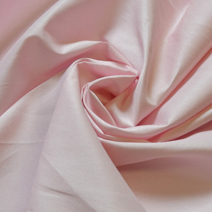 Dunelm By the Metre Faux Silk Baby Pink Fabric Pink - ShopStyle ...