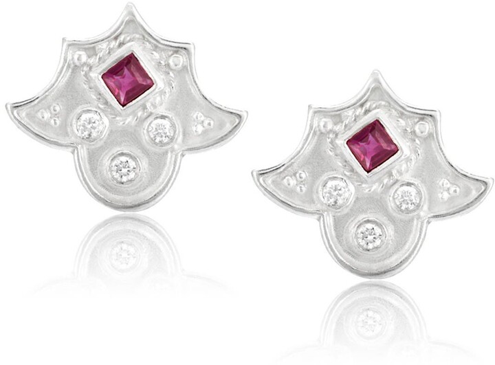 Legend Amrapali Silver Sterling Silver Heritage Amulet Pink Ruby ...