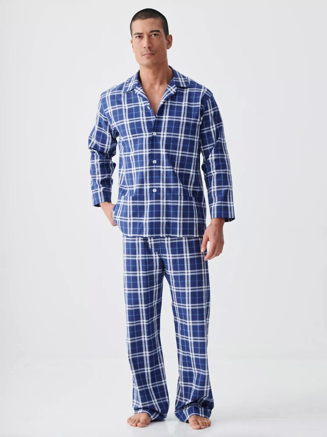 British Boxers Cotton Check Pyjamas - ShopStyle