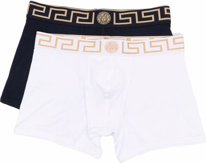 Versace Greca Border Boxers Set - ShopStyle